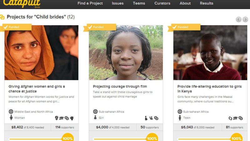 Powerful partnerships: Girls Not Brides, Catapult & You - Filles, Pas ...