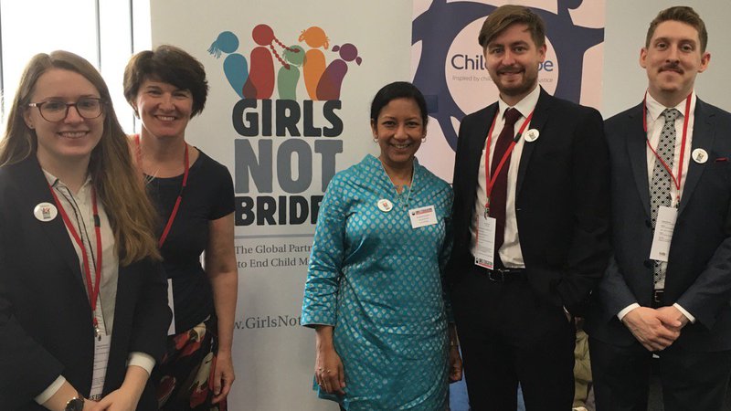 Drawing attention to child marriage at DFID Girls' Education Forum ...