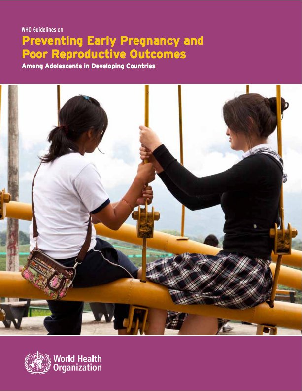Preventing early pregnancy and poor reproductive health outcomes among ...