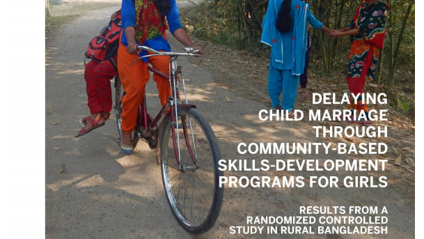 Delaying child marriage through community based skills development ...