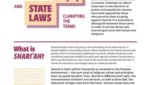 Musawah: Framework for action - Filles, Pas Epouses